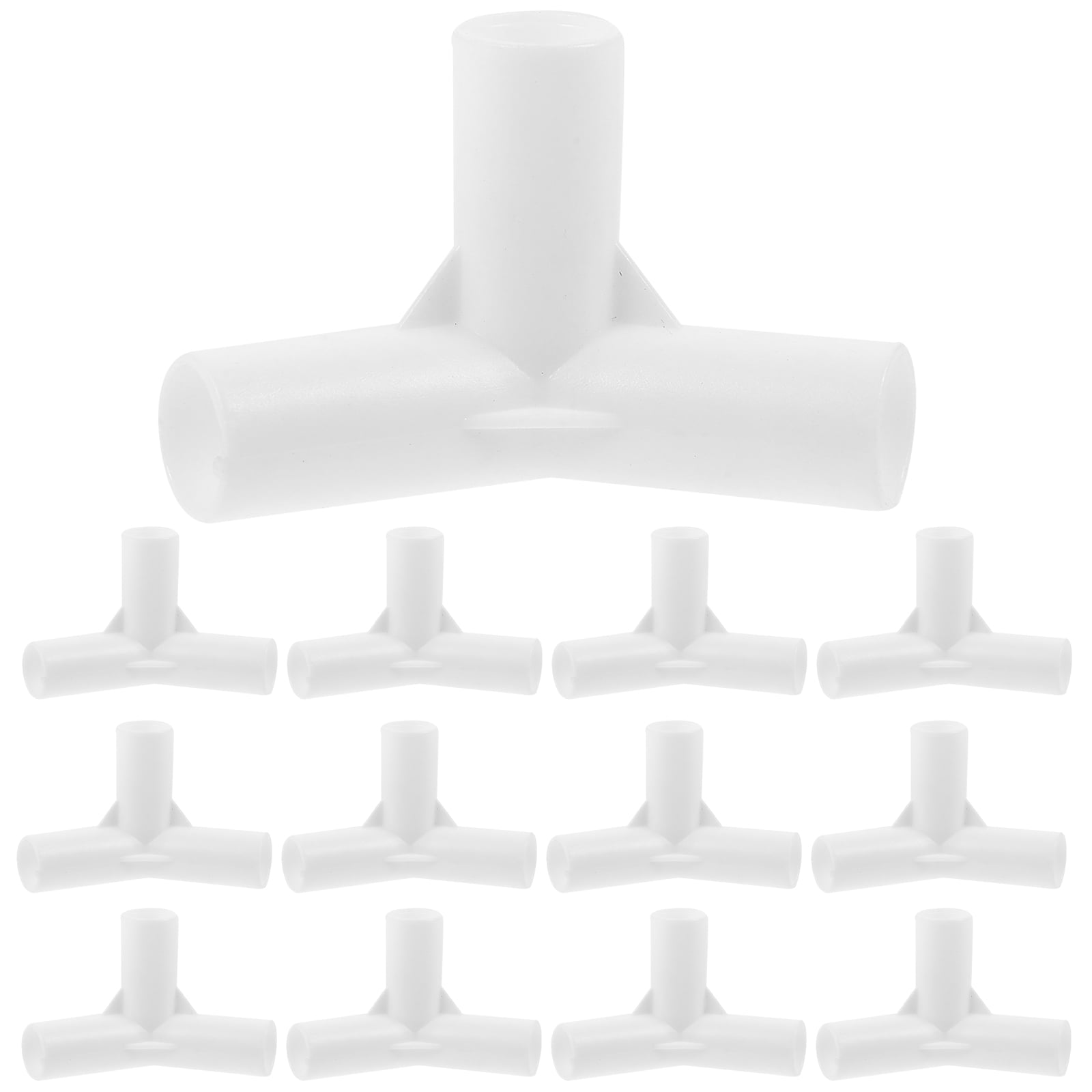 OUNONA 20Pcs Tent Pole Adapter Connecting Fitting Three Way Connector ...