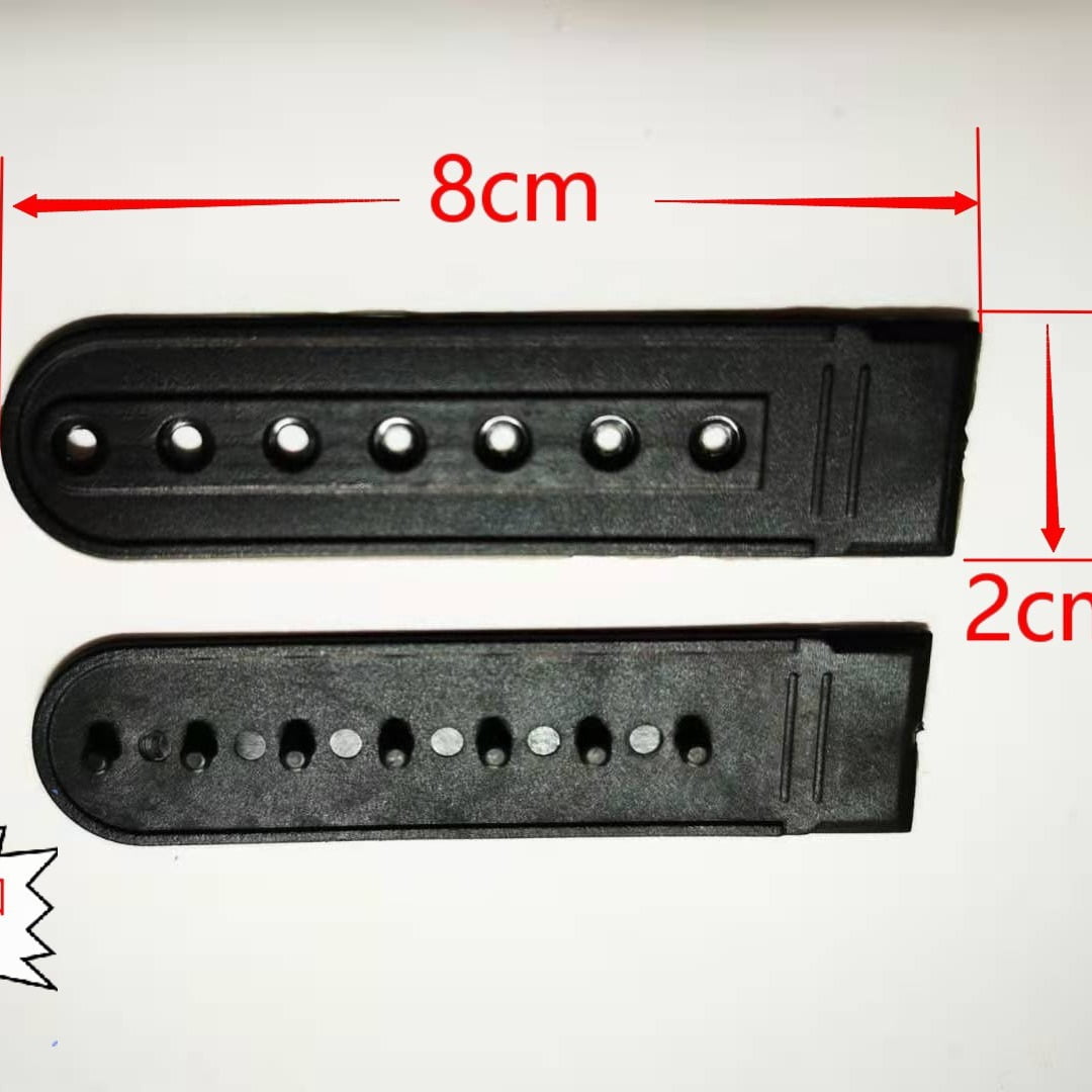 20Pcs Plastic Snapback Strap With 7 Holes Caps Replacement Fastener ...