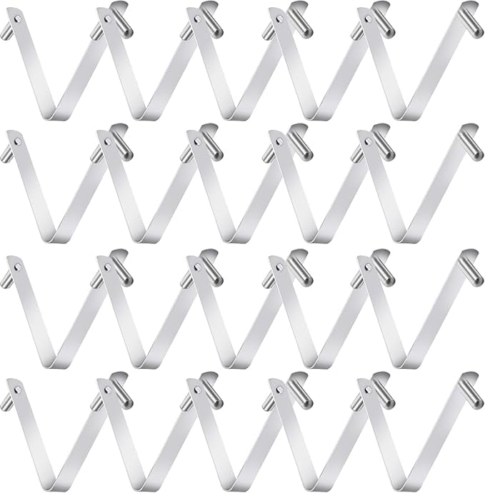 20Pcs Pool Brush Clip V-Shaped Clip, Stainless Steel Clips Pool Pole ...