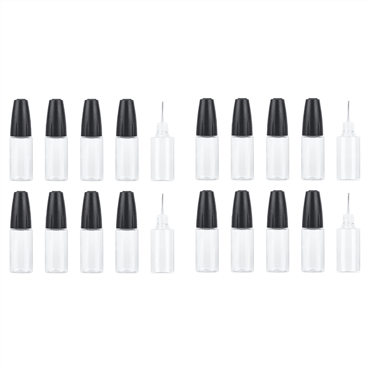 20Pcs Precision Tip Applicator Bottles, 10Ml/0.34Oz Dispensing Needle ...