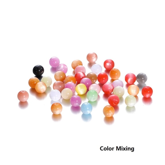 20Pcs Resin Beads 8mm Resin Beads for Keychain Making 8mm Resin Beads ...