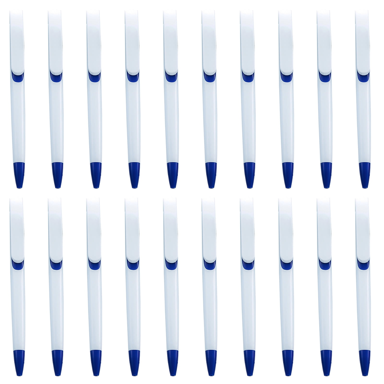 20Pcs Retractable Ballpoint Pen with Big Pen Clip Office Signing Pen ...