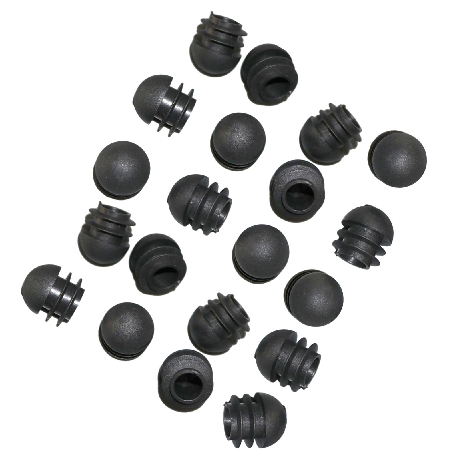 20Pcs Round Tube Inserts, Chair Leg Inserts for Metal Legs 19mm Chair ...