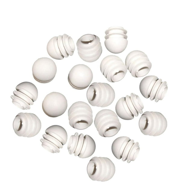 20Pcs Round Tube Inserts Chair Leg Inserts for Metal Legs Multipurpose ...