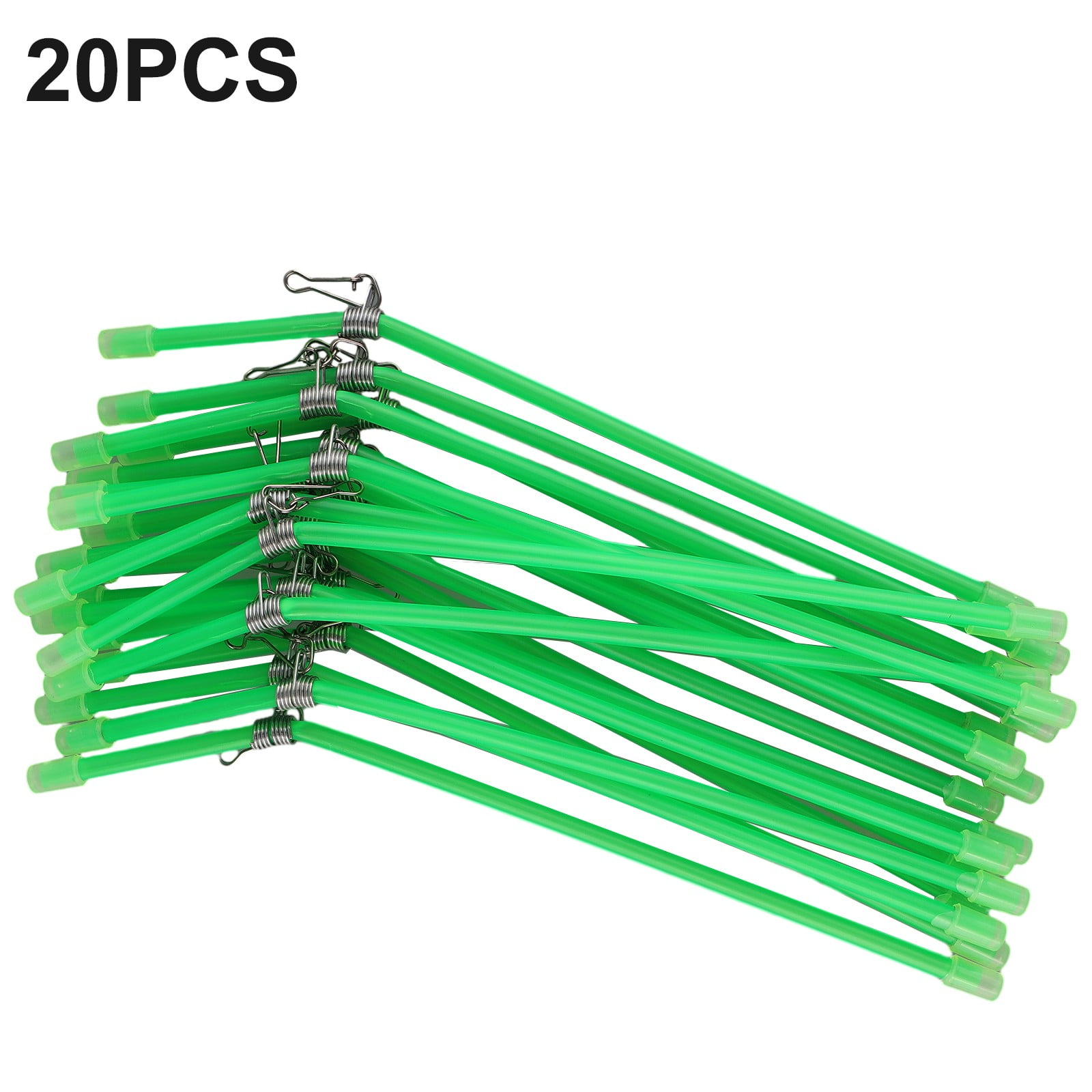20Pcs Sea Fishing Anti-Tangle Feeder Green Abs Anti-Tangle Poles With ...