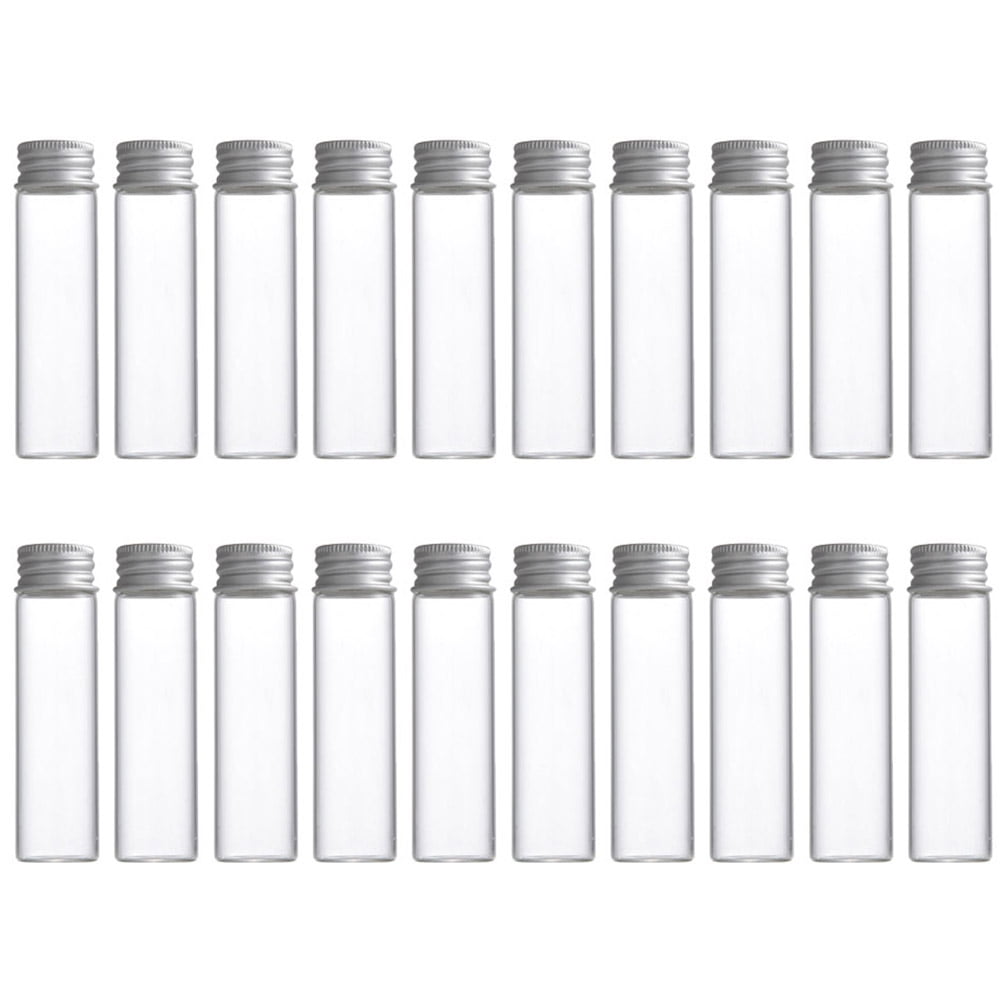 20Pcs Sealed Storage Jars Empty Glass Bottles Bottles Sample Storage ...