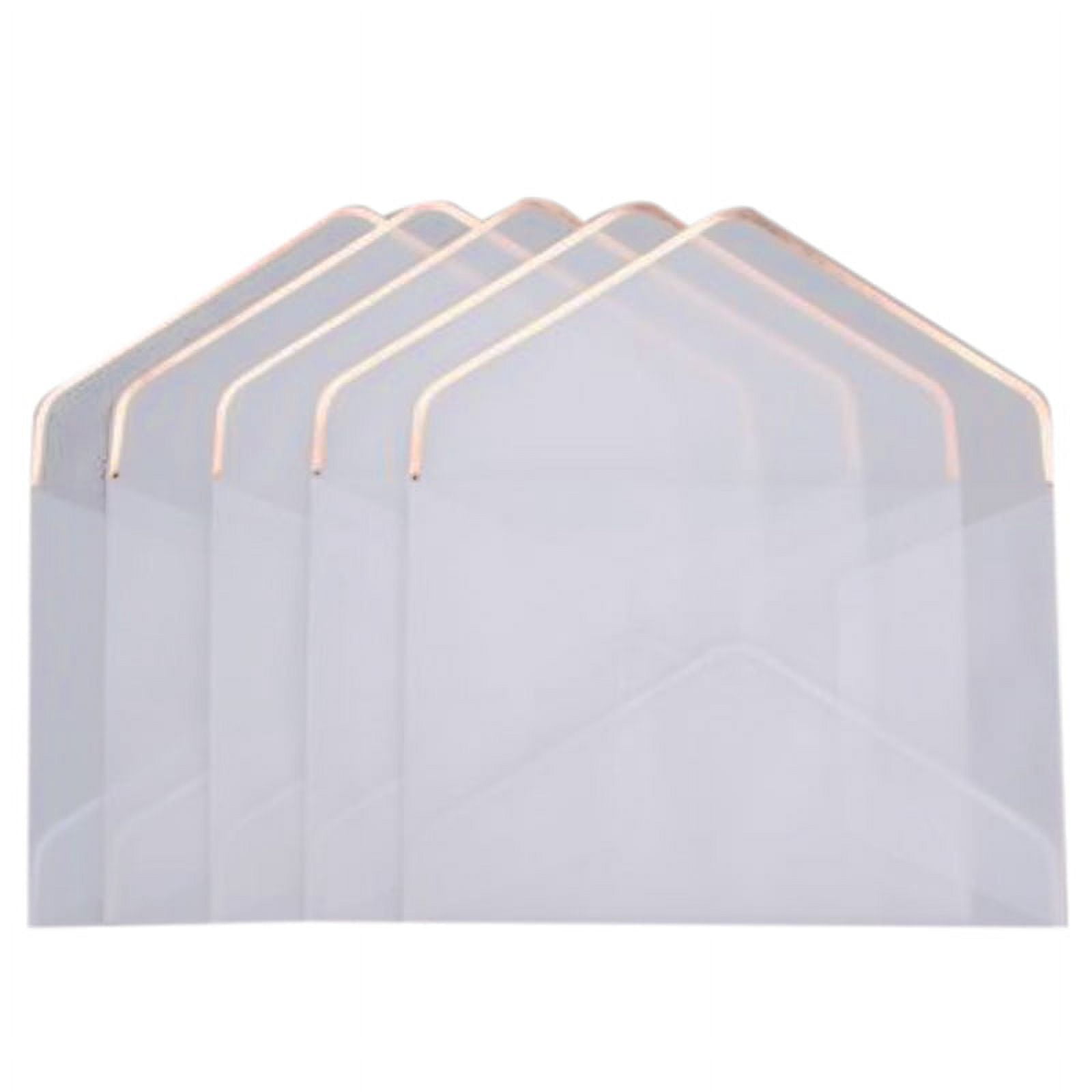 20Pcs/Set Hot Stamping Printing Paper Envelope Transparent Paper ...