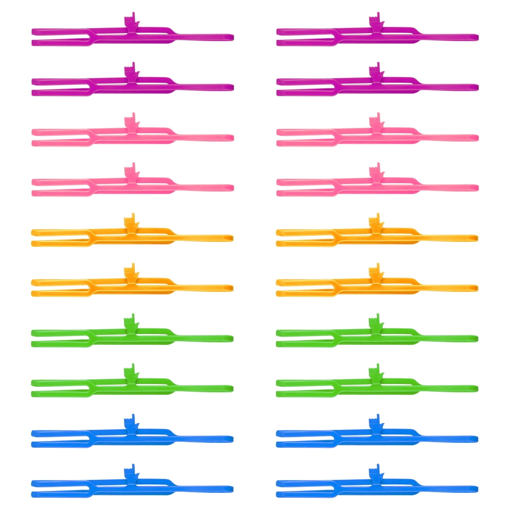 20Pcs Silicone Finger Point Bookmarks, Elastic Book Marker Strap ...