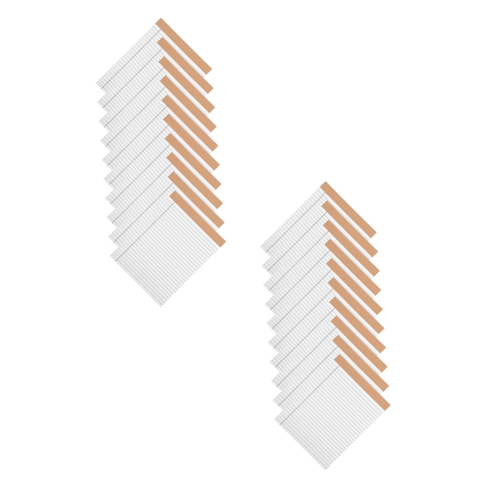 20Pcs Small Note Pads, White Notepads College Ruled Notebook, Writing ...