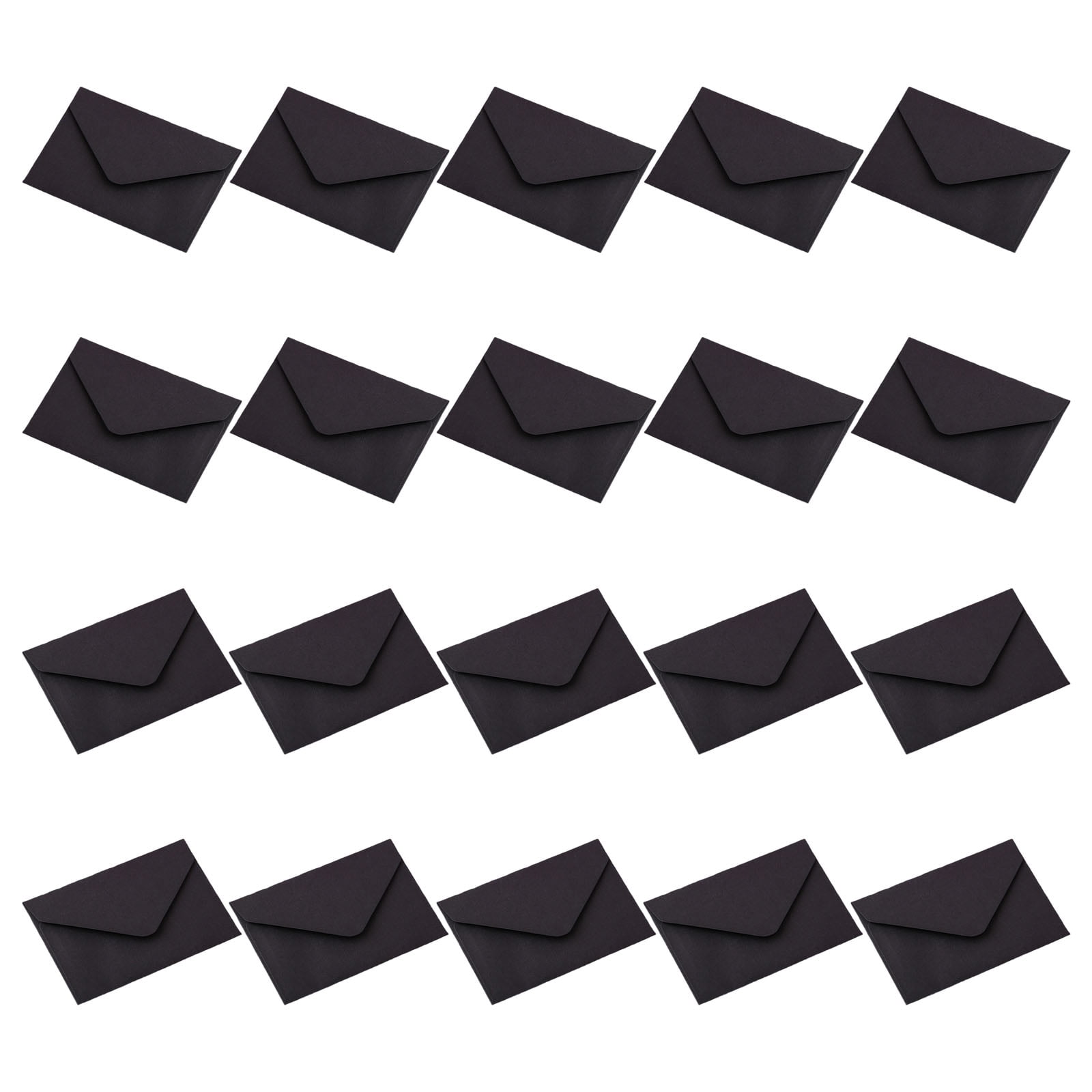 20Pcs Small Paper Envelopes 4x2.76Inch Flipping Envelope For Wedding ...