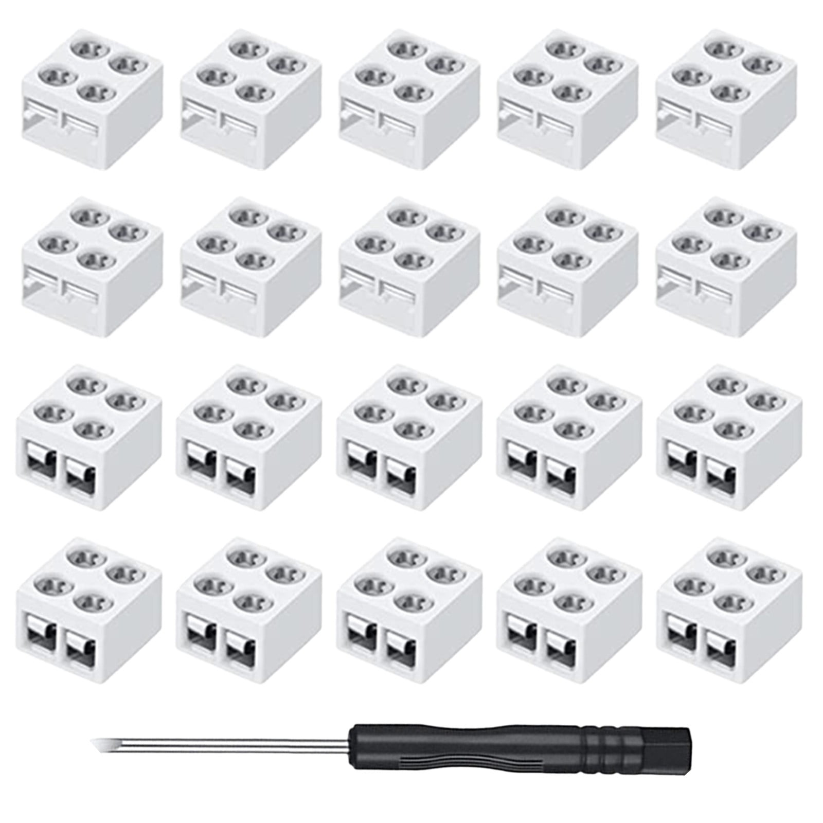 20Pcs Solderless Led Tape Light Connectors for Strip Lights,10Mm ...