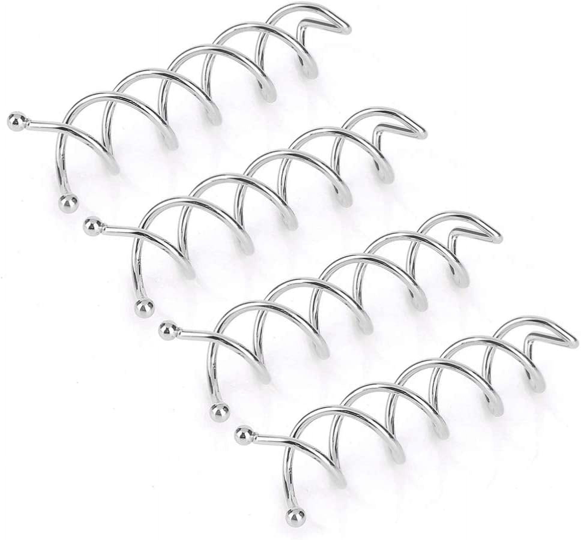 20Pcs Spiral Hair Pin Screw Bobby Pins Mini Hair Bun Twist Pins Round ...