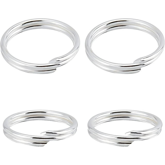 20Pcs Split Jump Rings 925 Sterling Silver Double Closed Jump Rings ...