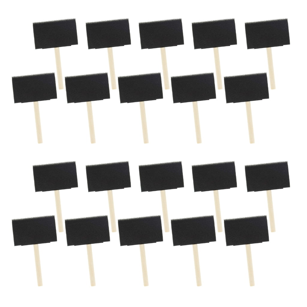 20Pcs Sponge Paint Brushes for Painting Cleaning Craft Project, Foam ...