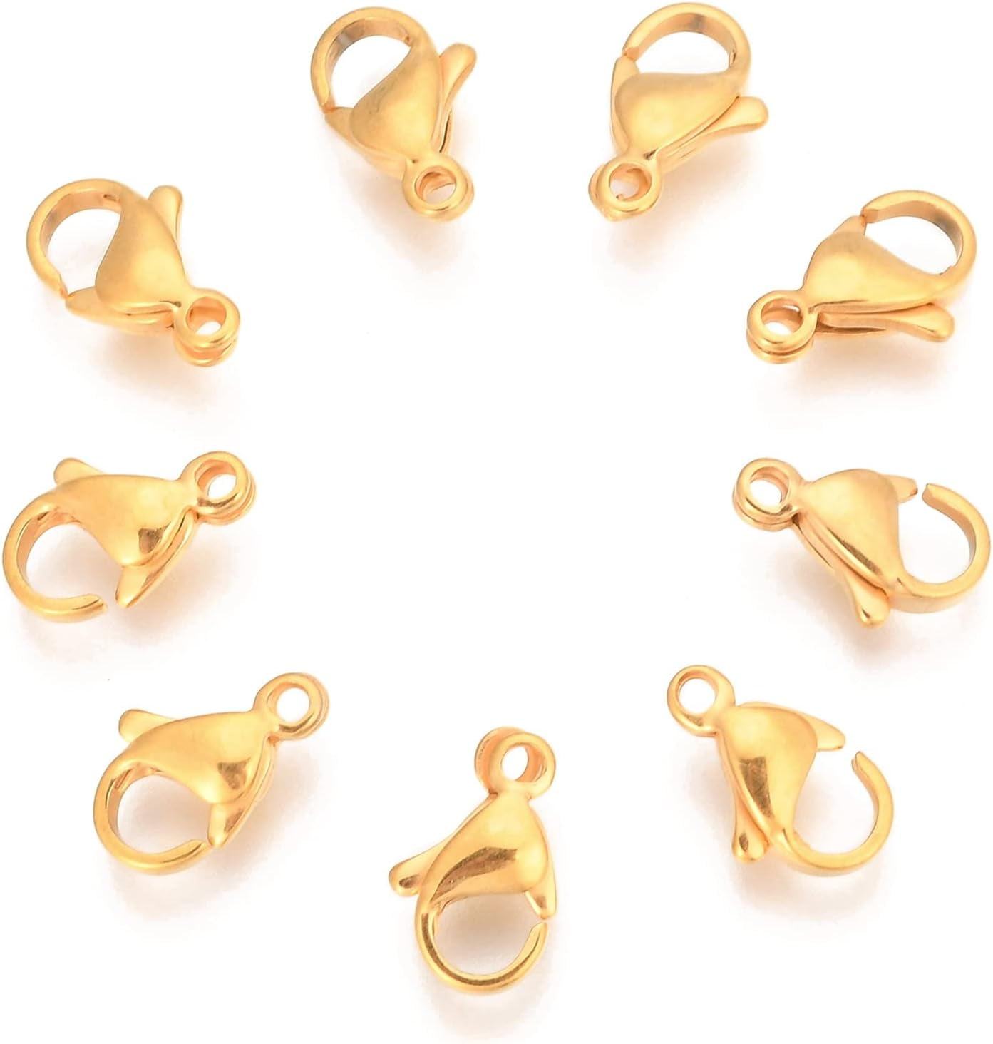 20Pcs Stainless Steel Lobster Claw Clasps Jewelry Lobster Clasp ...