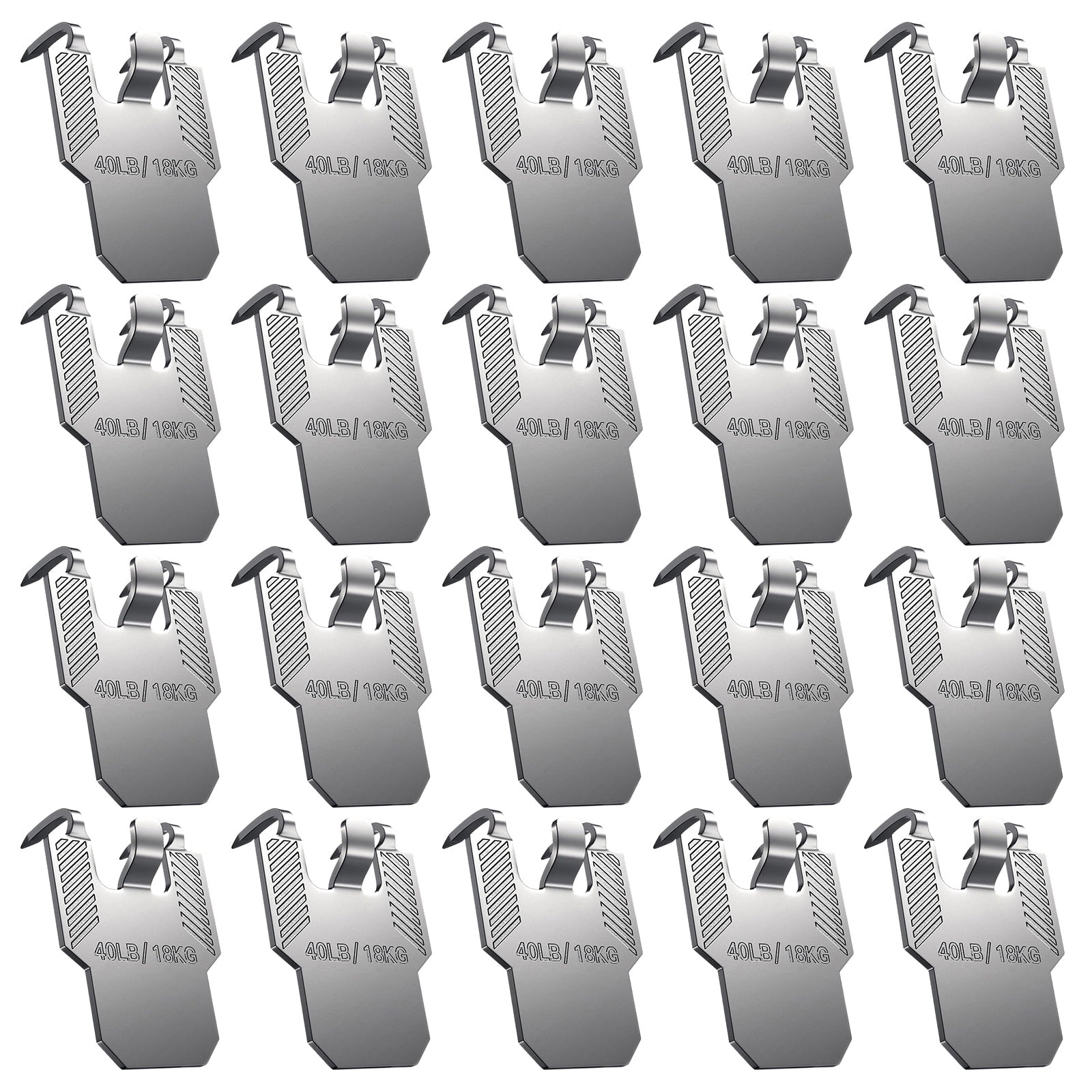 20Pcs Stainless Steel Wall Claws for Picture Frames, Heavy Duty ...