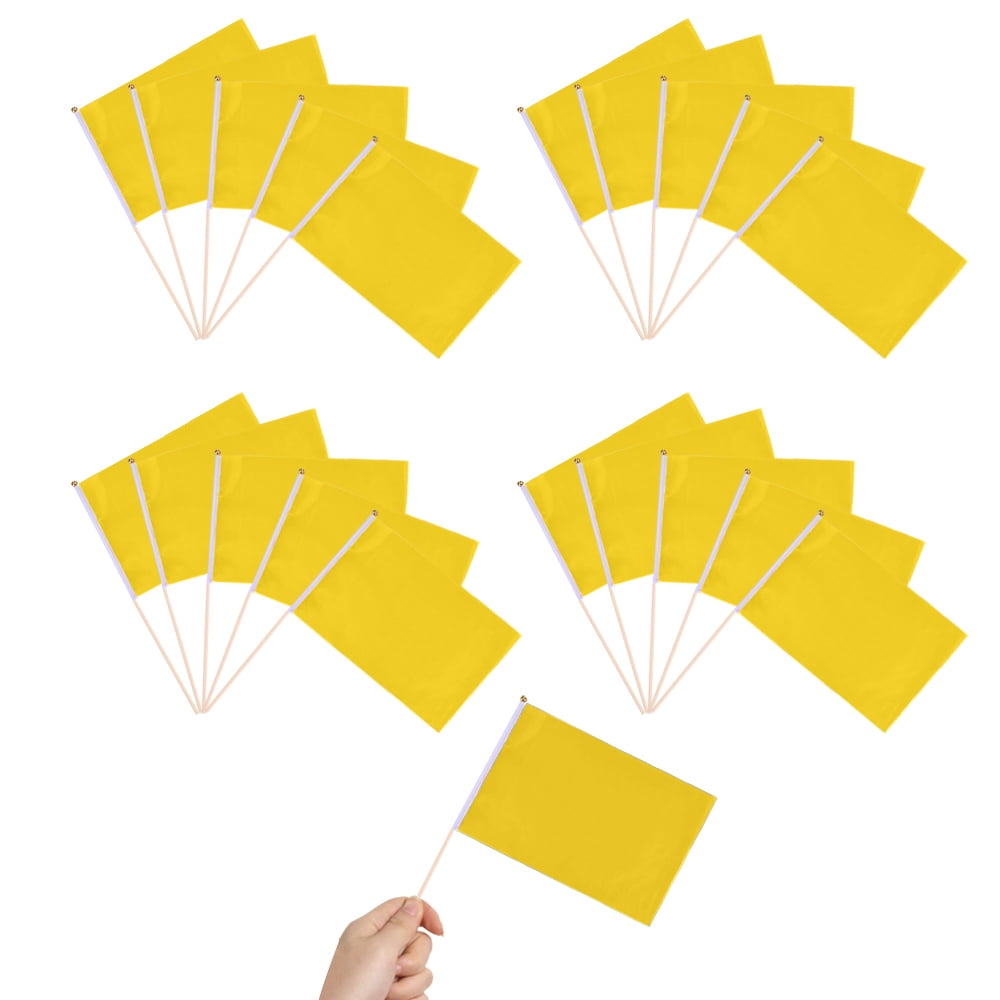 20Pcs Stick Flag Pennants Stick Flag Hand Held Small Flags Mini ...