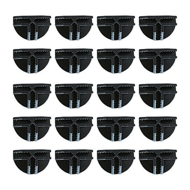 Econoco 4-Way Plastic Grid Panel Connector, Black (Pack of 100 ...