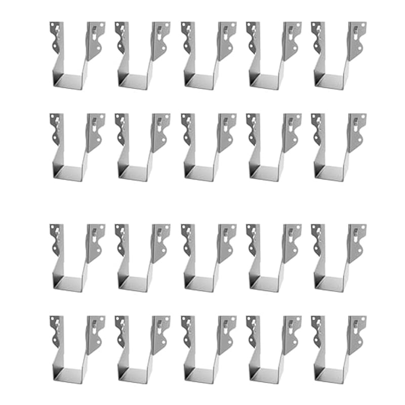 20Pcs Strong Tie Brackets LU24 2X4 Joist Hanger Galvanizing Face Mount ...