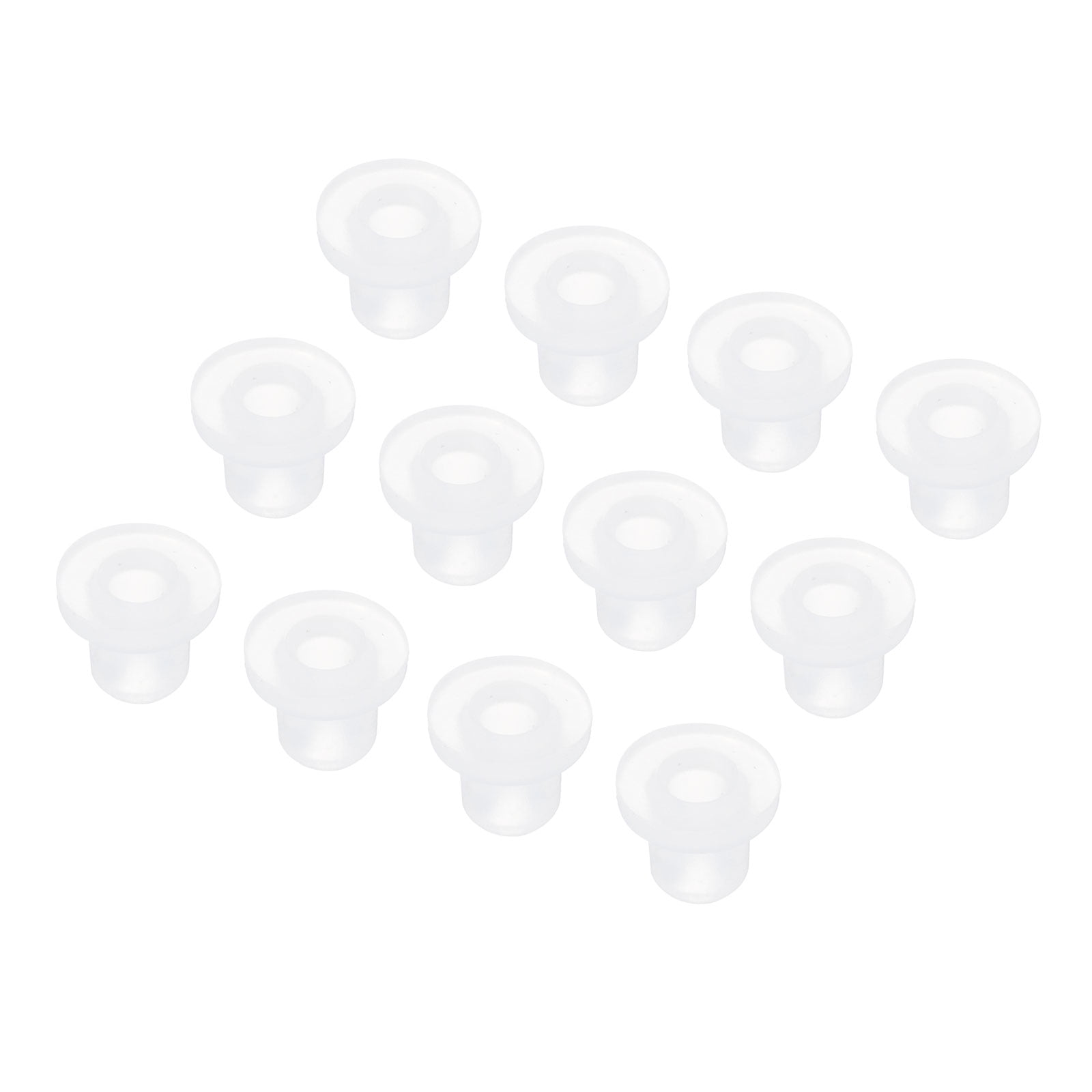 20Pcs T Shape Conical Rubber Grommet Mount Dia 4mm ID 1.5mm H 3.5mm ...