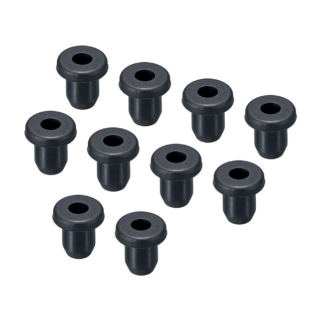 20Pcs T Shape Rubber Grommet Mount Dia 5mm ID 3mm H 9mm Seal Protection ...