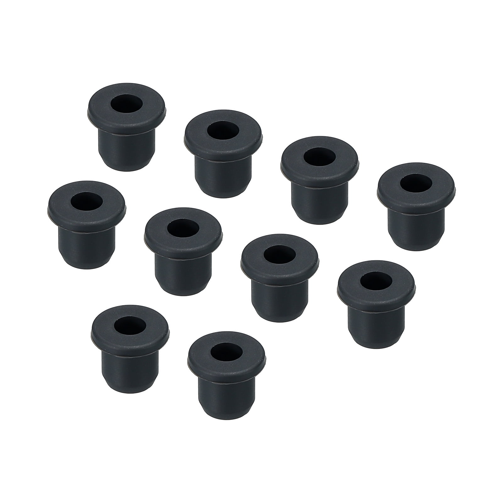20Pcs T Shape Rubber Grommet Mount Dia 8mm ID 4.5mm H 10mm Seal ...