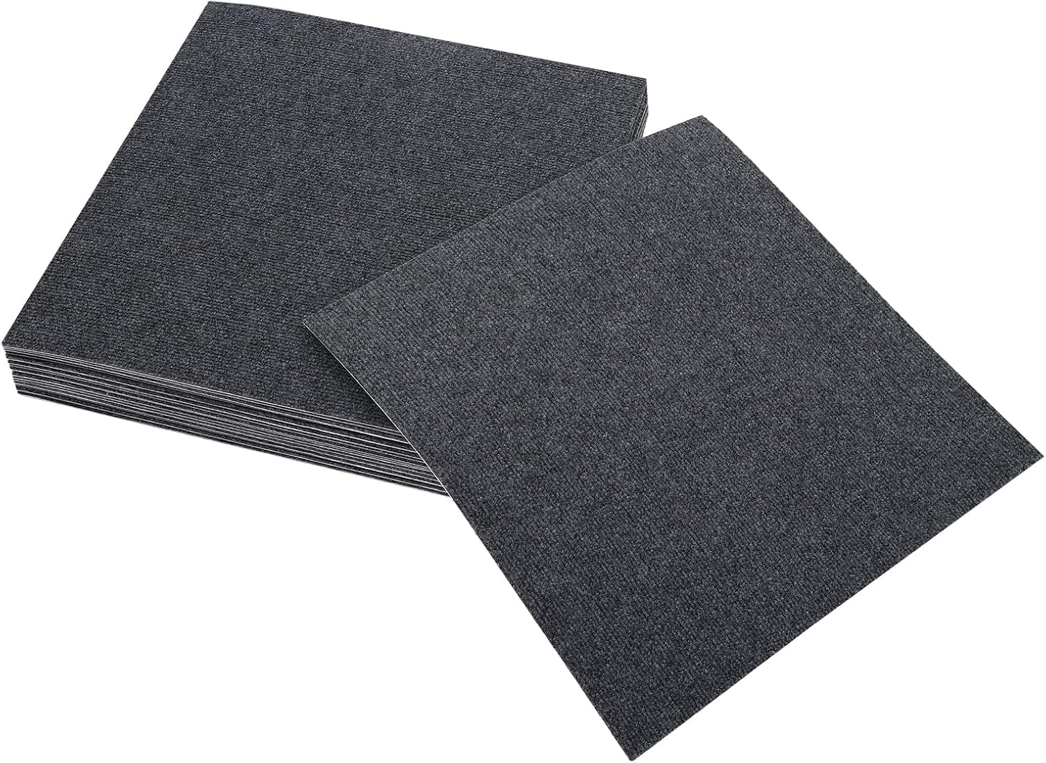 20Pcs TPR Carpet Floor Tiles, 20" x 20" Commercial Carpet Square Heavy ...