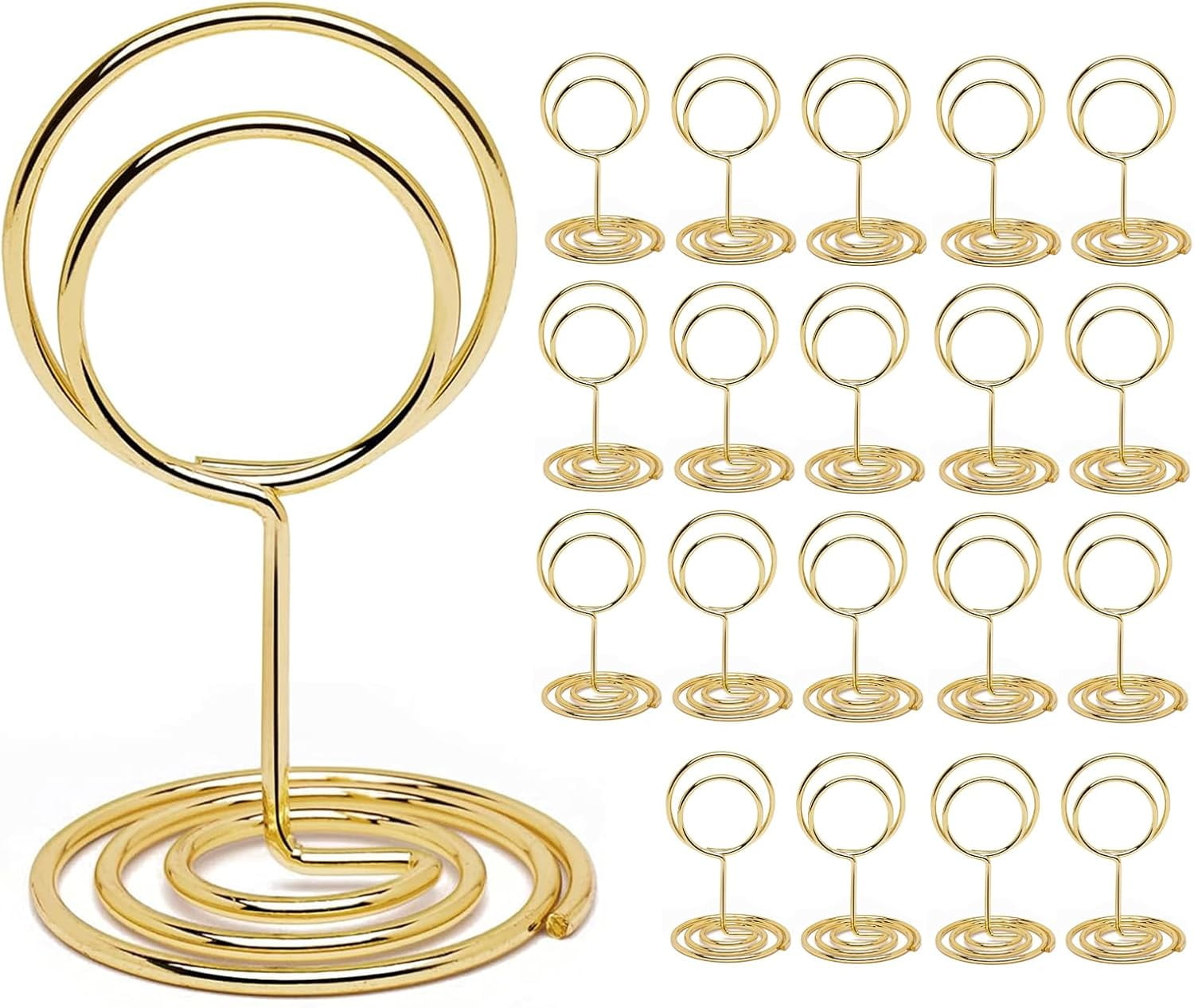 20Pcs Table Number Holders, Place Card Holder, Table Sign Holders for ...