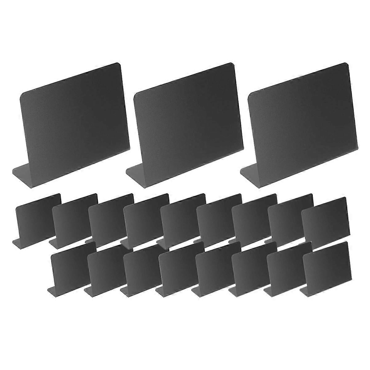 20Pcs Table Signs Food Board Buffet Party Labels Message Blackboard ...
