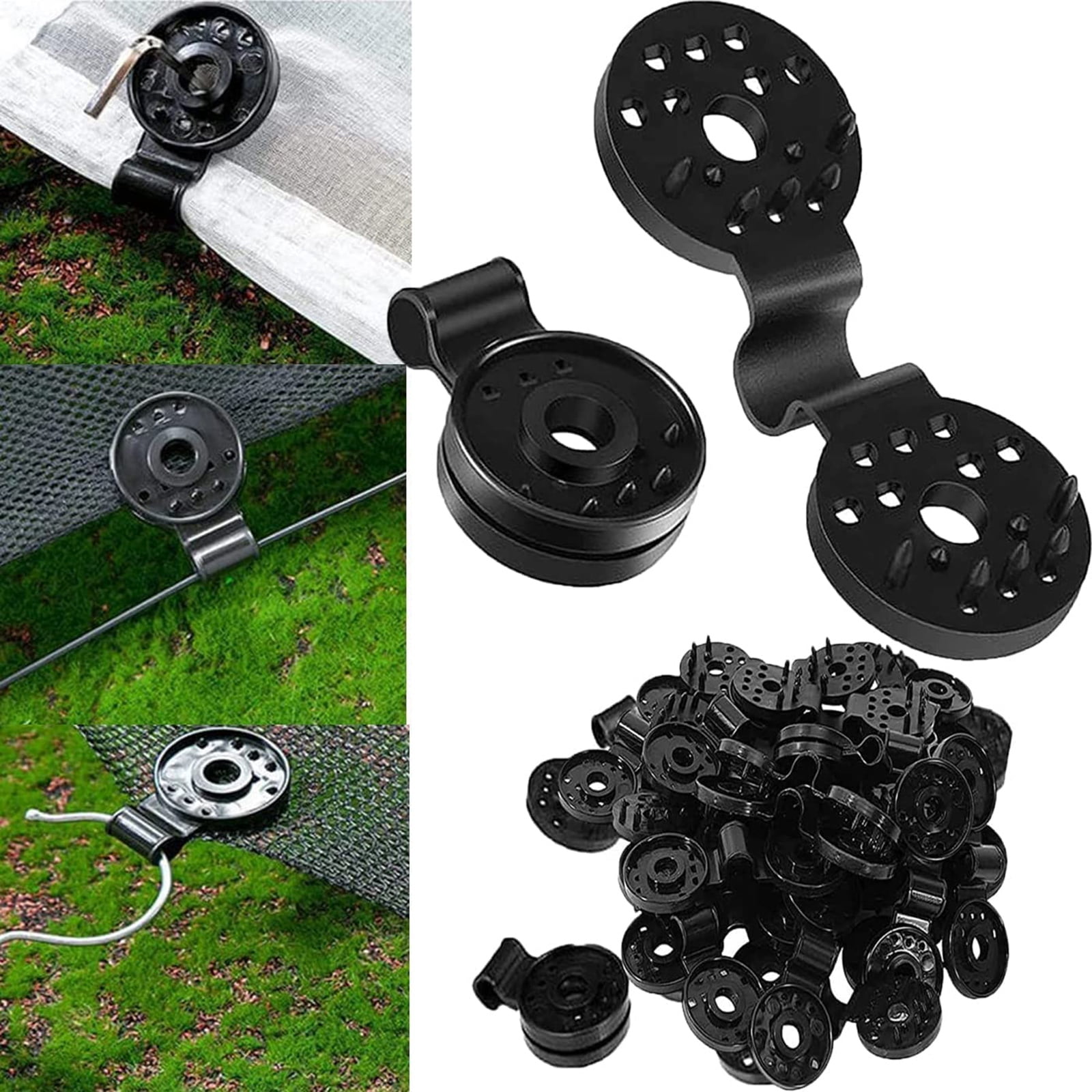 20Pcs Tarp Clips Windproof Awning Clamp Grip For Anchoring Shade Cloth ...