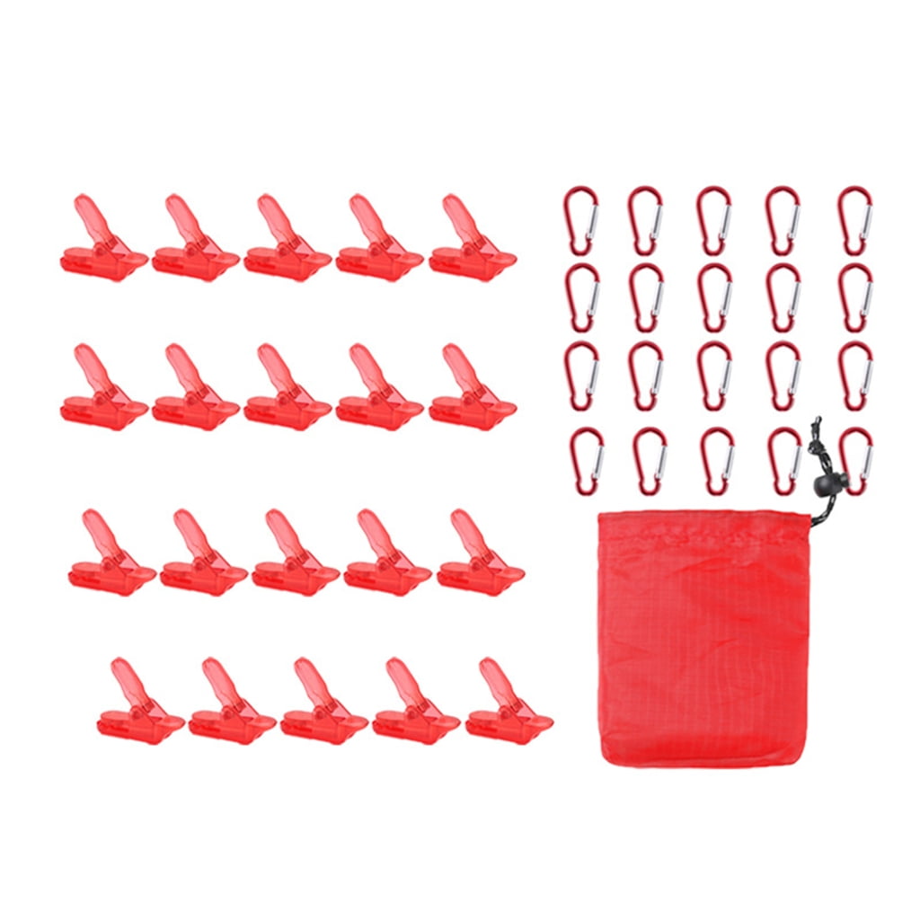 20Pcs Tent Clip Awning Clip Clamps Tarp Colorful Clamps Tent Clip ...