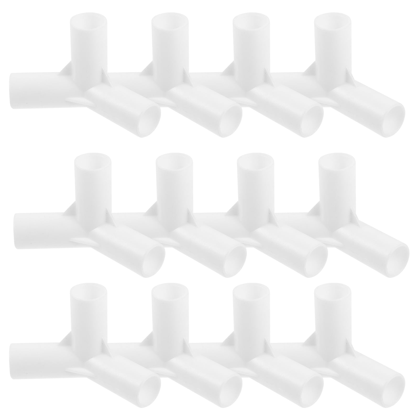 20Pcs Tent Rod Adapter Tent Pole Connector Plastic Pole Connector Three ...