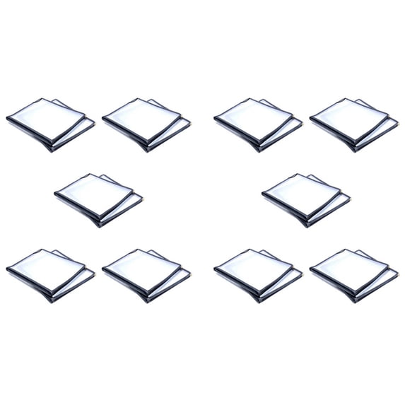 20Pcs Transparent Restaurant Menu Covers for A4 Size Book Style Cafe ...
