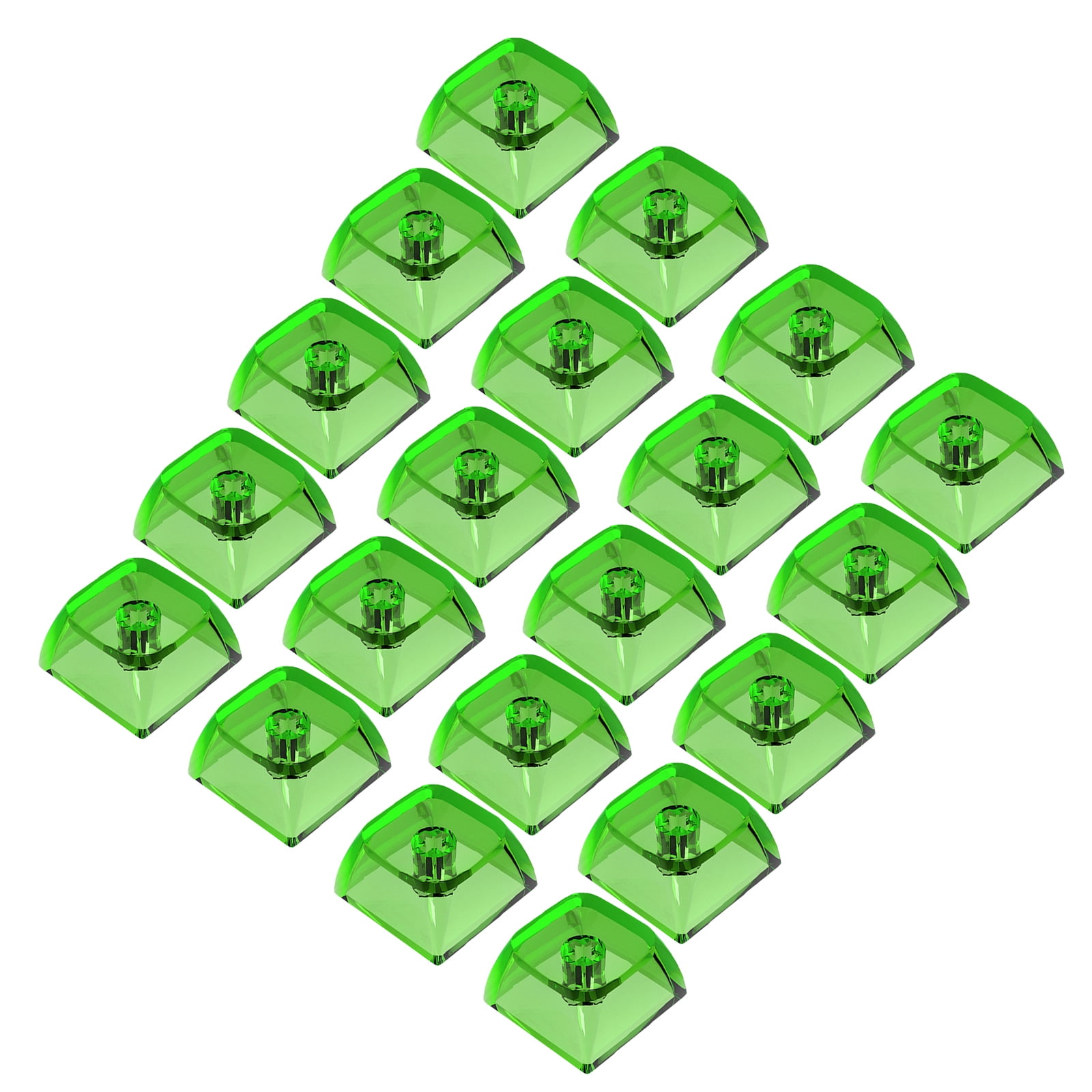 20Pcs Transparents Blanks Keycap Set 1U 1X XDA Height Crystal ...