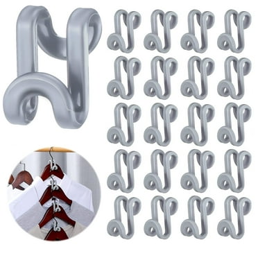 18Pcs Space Triangles Clothes Hanger Connectors Hooks for Organizer ...