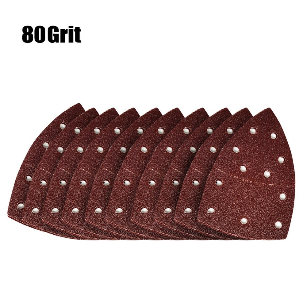 20Pcs Triangular Sandpaper 40-2000Grit Sanding Discs Pad Abrasive ...