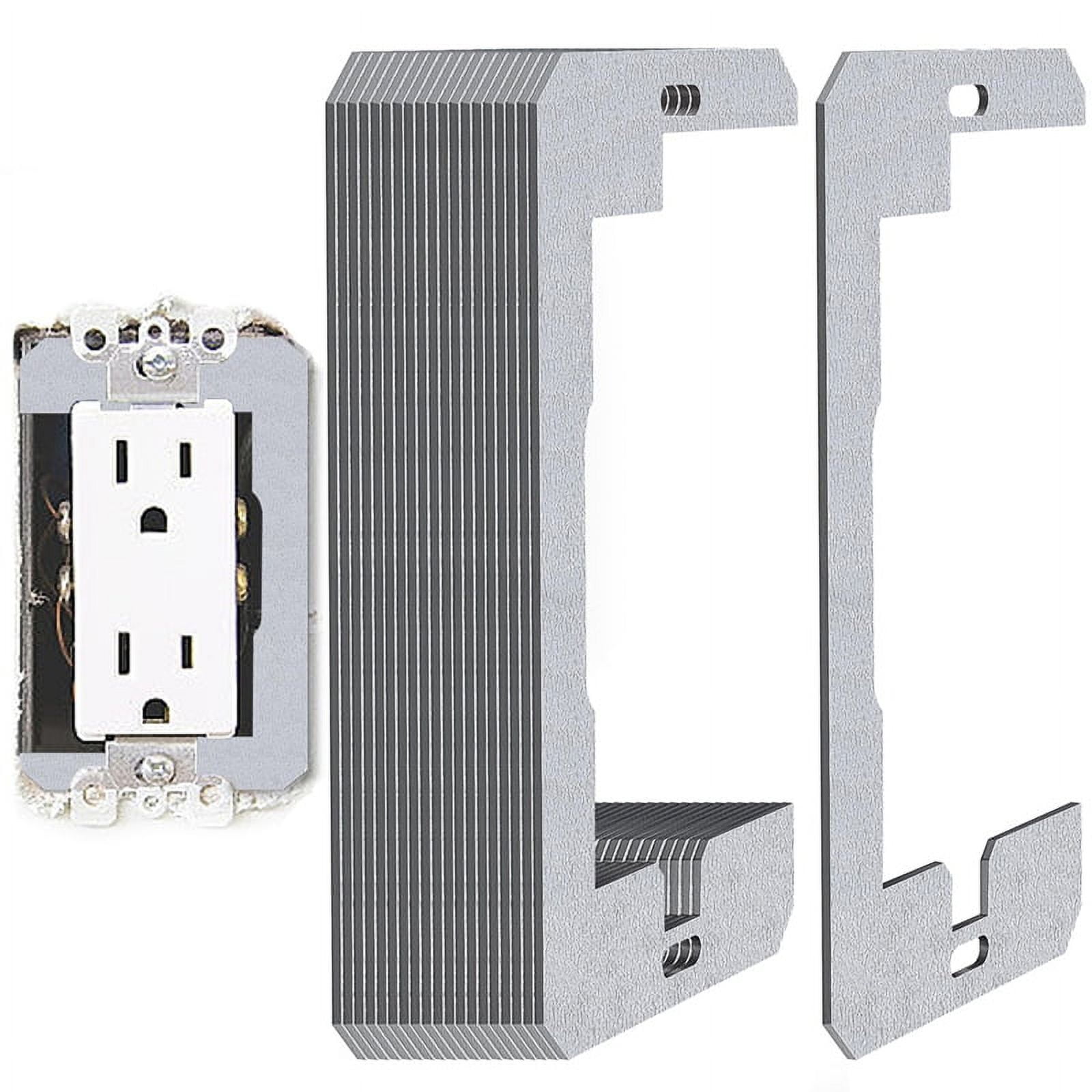 20Pcs Wall Plate Spacer- Metal Flush Fit Device Leveling Plates ...