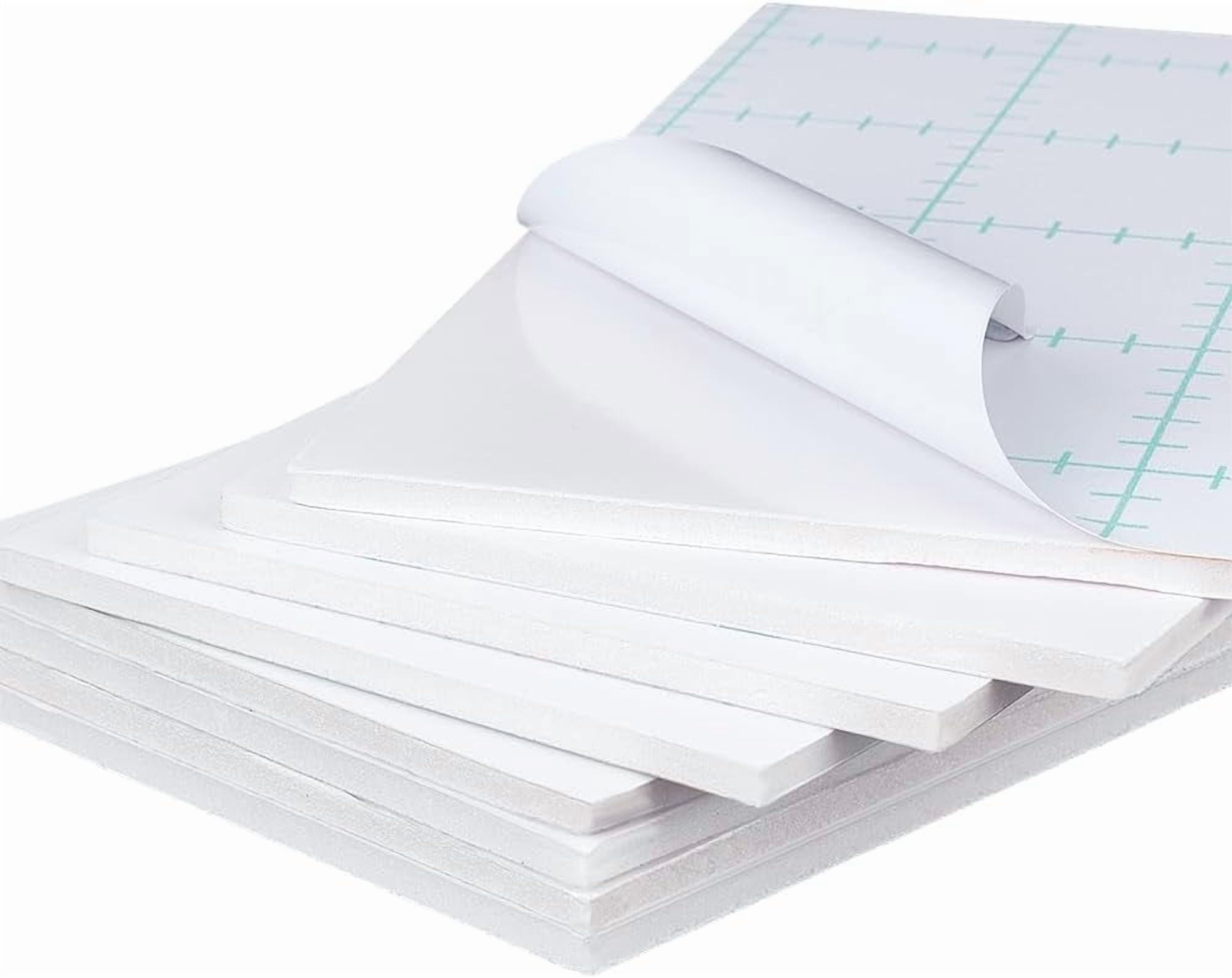 20Pcs White Self Adhesive Foam Boards 9.8x5 Inch Foam Core Baking ...