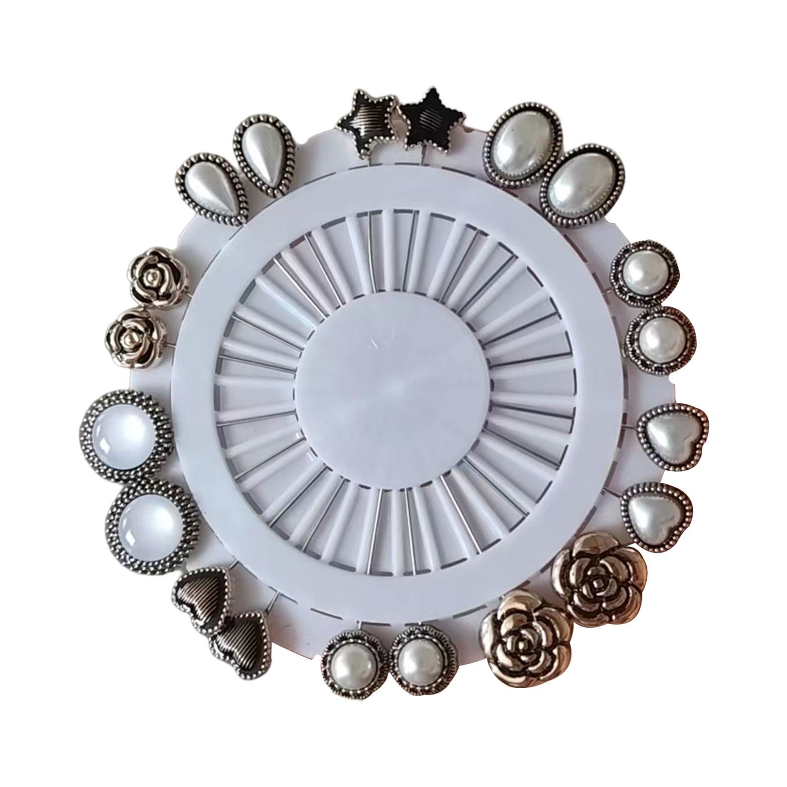 Segolike 20Pcs Women Hijab Turban Positioning Pins Headwrap Pins ...