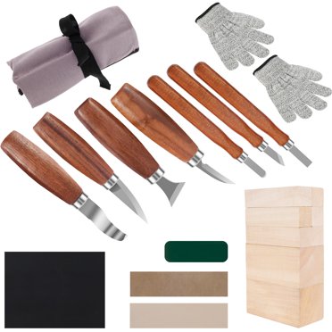 BeaverCraft DK2s Draw Knife with Leather Sheath Woodworking Tool 4.3 ...