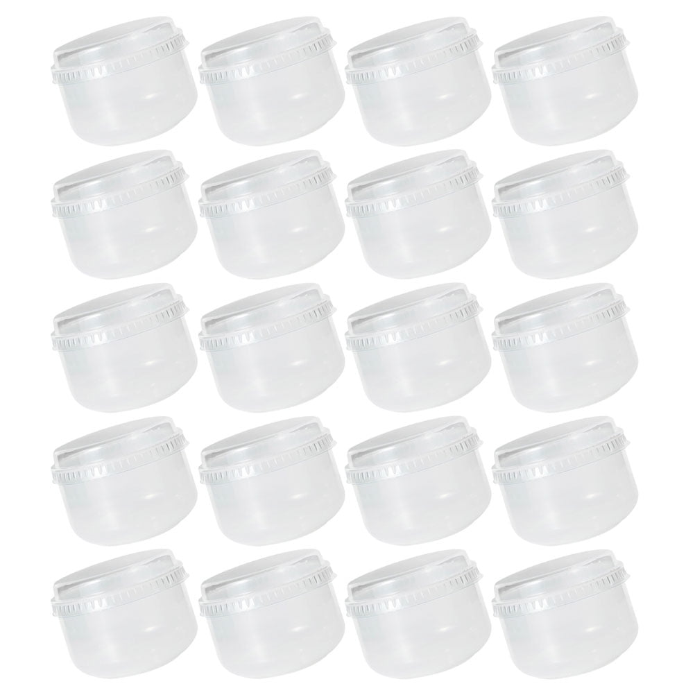 20Pcs Yoghurt Jars Pudding Bottle Clear Glass Jars with Lids Jelly ...