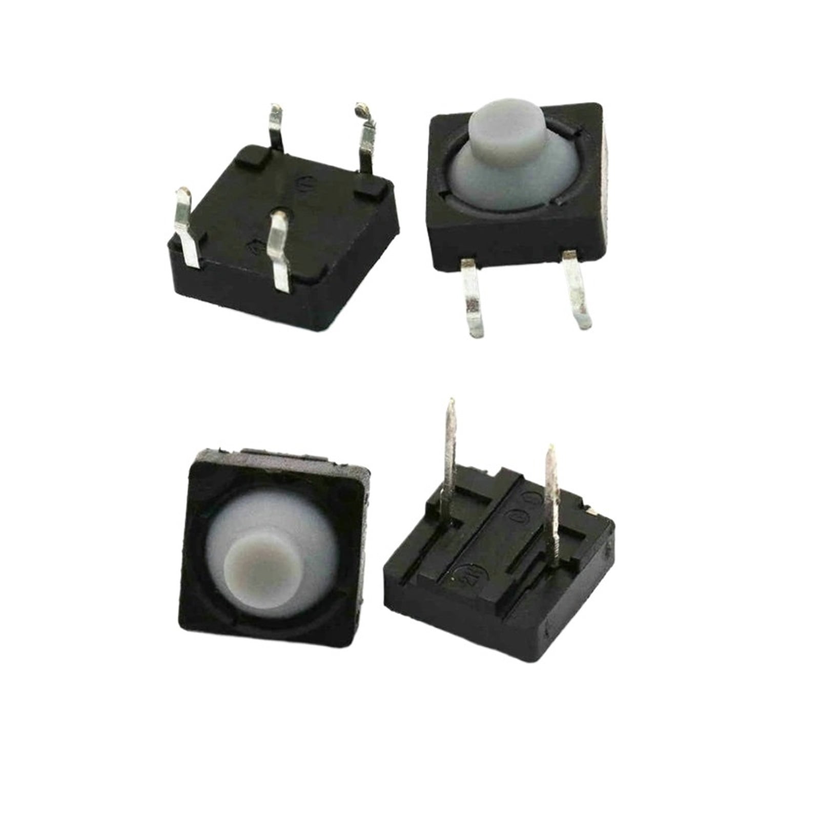 20Pcs/lot 8x8x5MM 4PIN/2PIN G77 Conductive Silicone Soundless Tactile ...