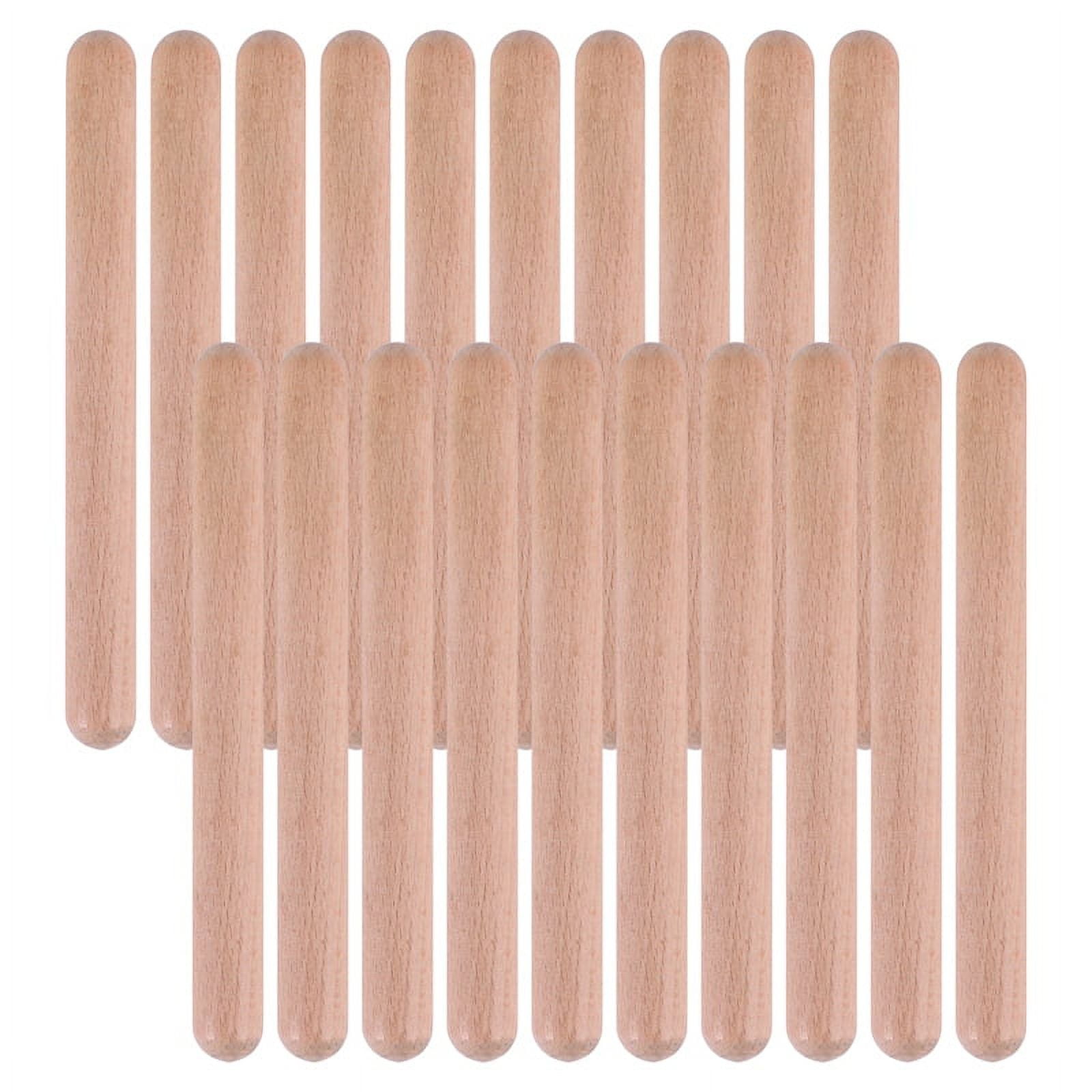 20Pieces 8 Inch Kids Rhythm Sticks Music Lummi Classical Wood Claves ...