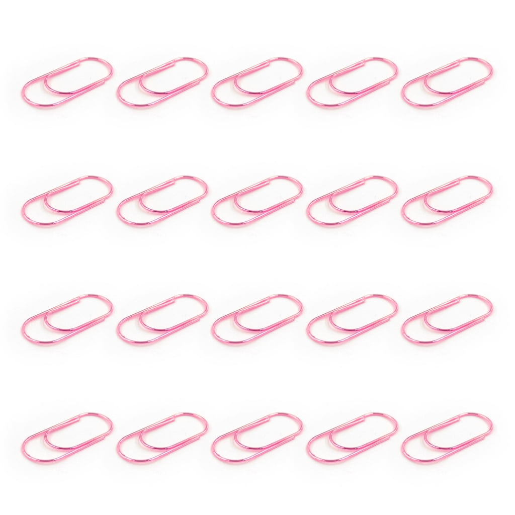 20Pieces Colorful Paper Clip 50mm Large Metal Clips Metal Paperclips ...