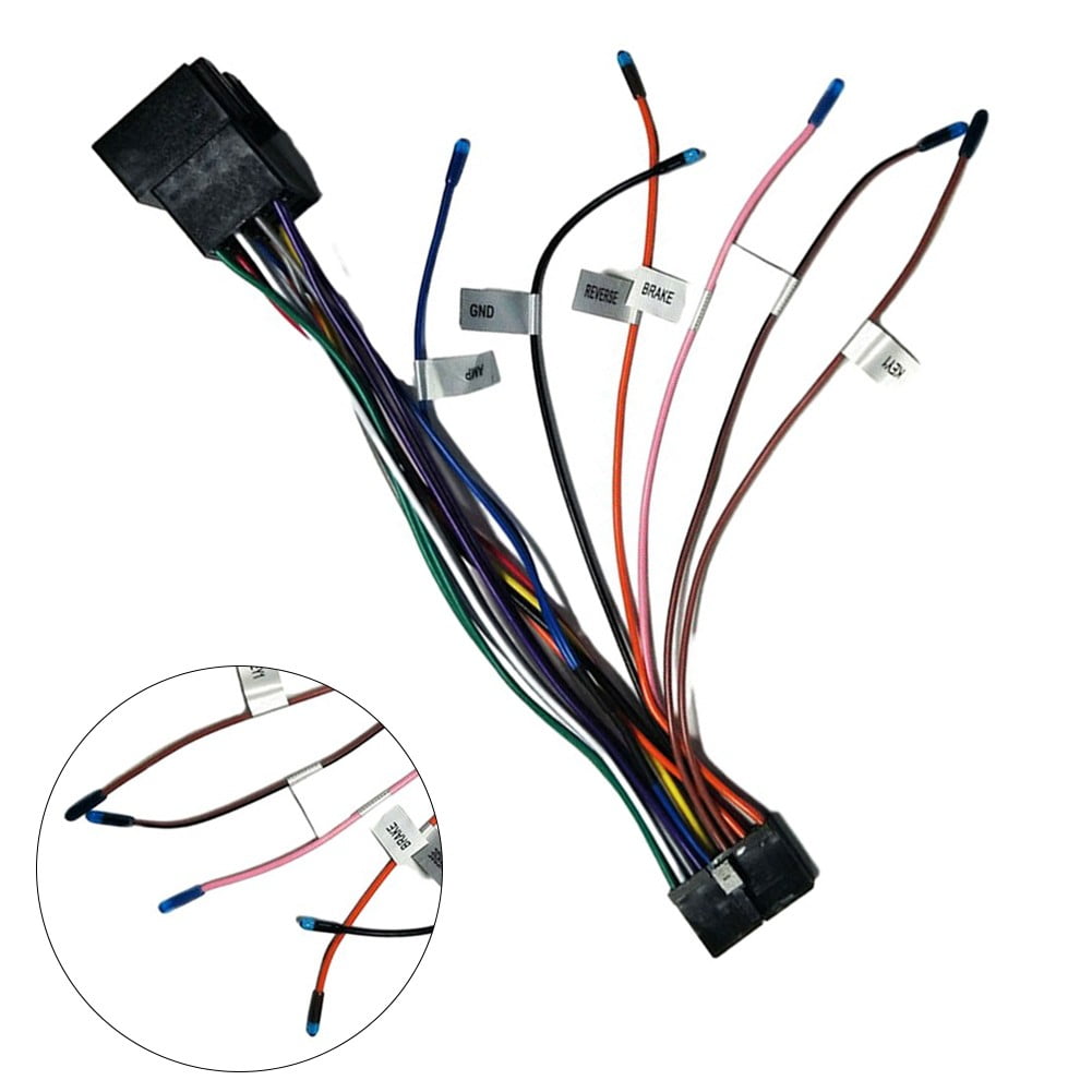 20Pin Car Stereo Audio Iso An Wiring Harness Adaptor Connector Cable ...