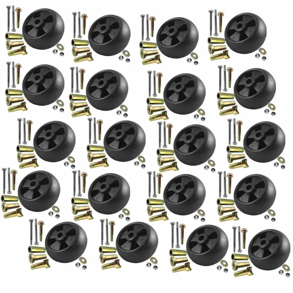 20Pk Deck Wheel 9Pc Kit for John Deere AM133602 AM116299 M111489 GX355 ...