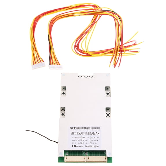 20S 72V 45A Battery for Board Li-ion Cell Battery BMS PCB Board Safety ...