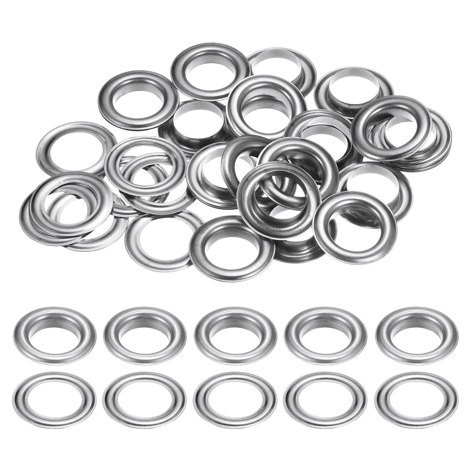 20Set Grommets Eyelets with Washers 17mm Copper Metal Eyelets Kit for ...