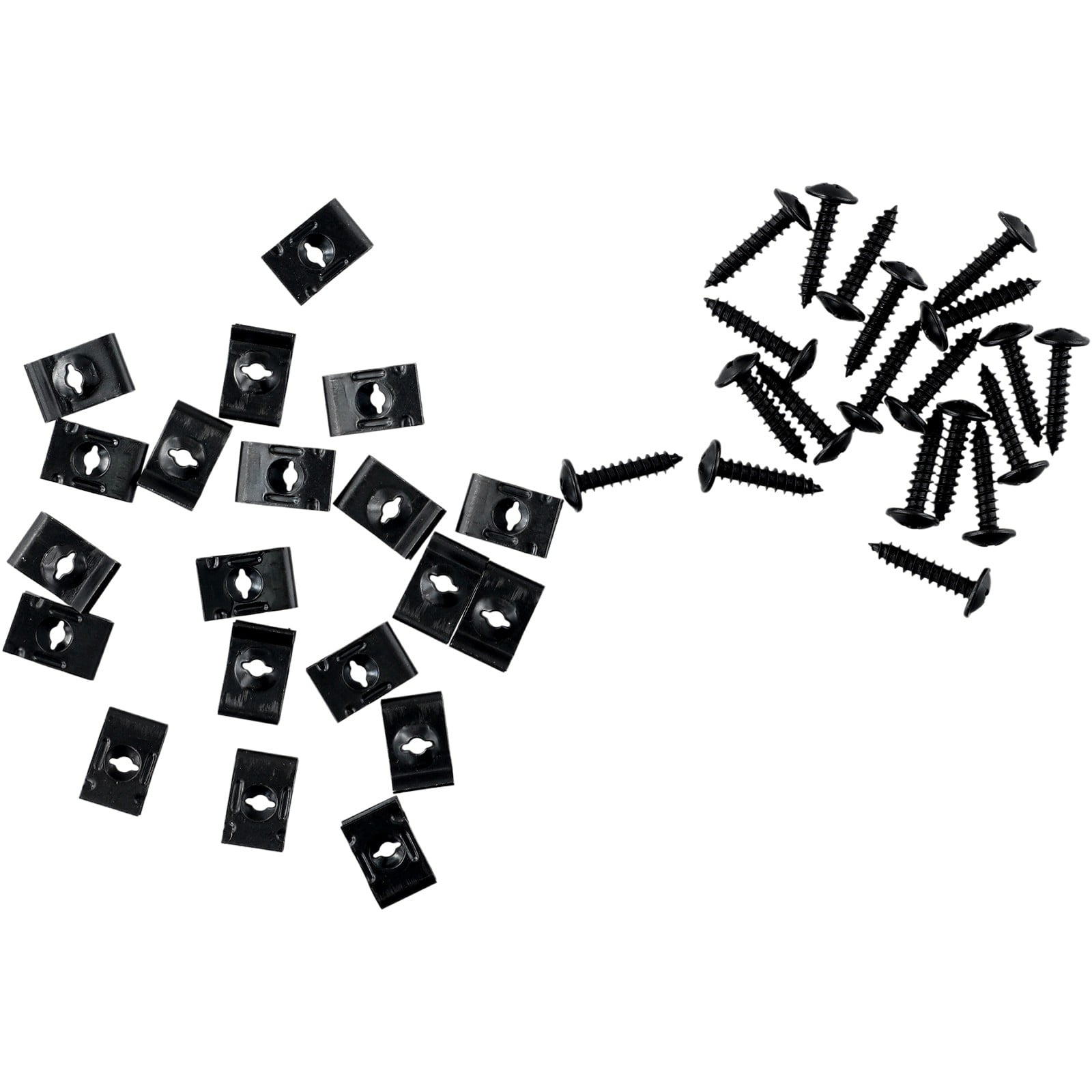 20Set Metal U-Type Clip With Screw Car Bumper Trim Panel Fasteners ...