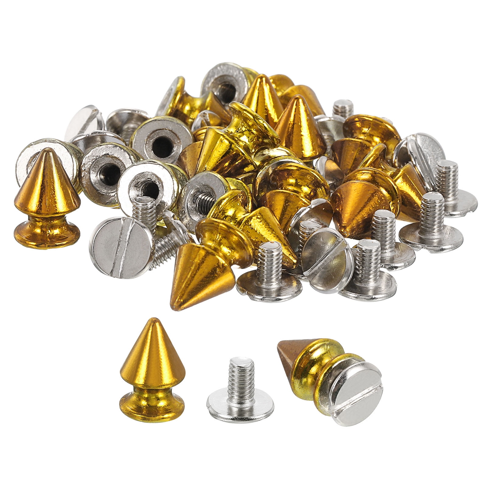 20Sets Cone Spike Stud Rivet, 8x12mm Screw Back Tree Studs and Spikes ...
